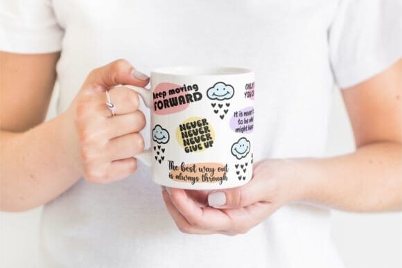 Positive Affirmations Mug Gift Mental Health Mug | Print My Tops